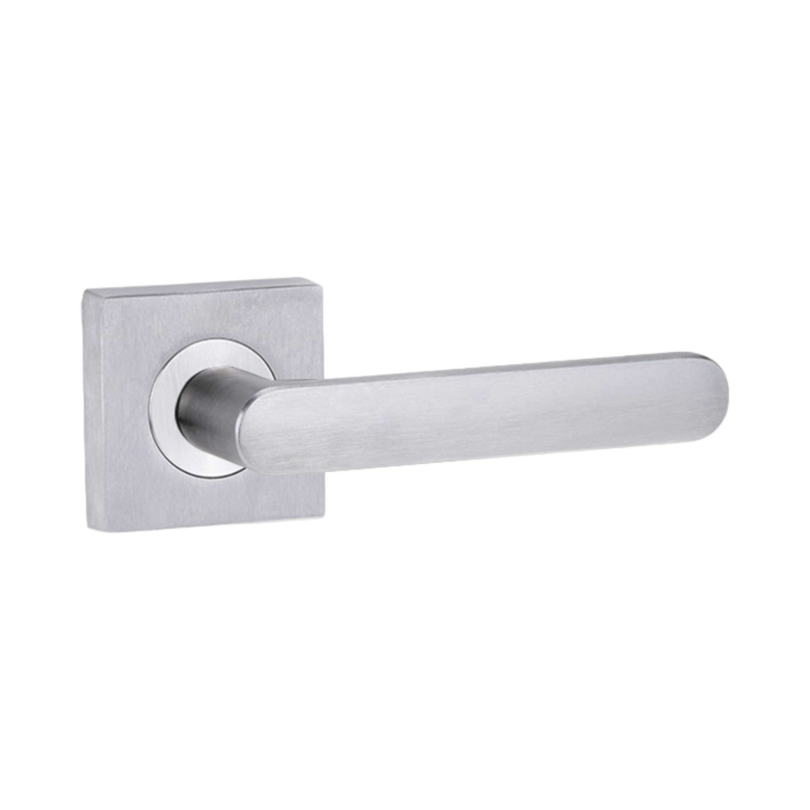 Lockwood 1420 Square Series Brass Door Handles - Lever 106 | LOCKWOOD