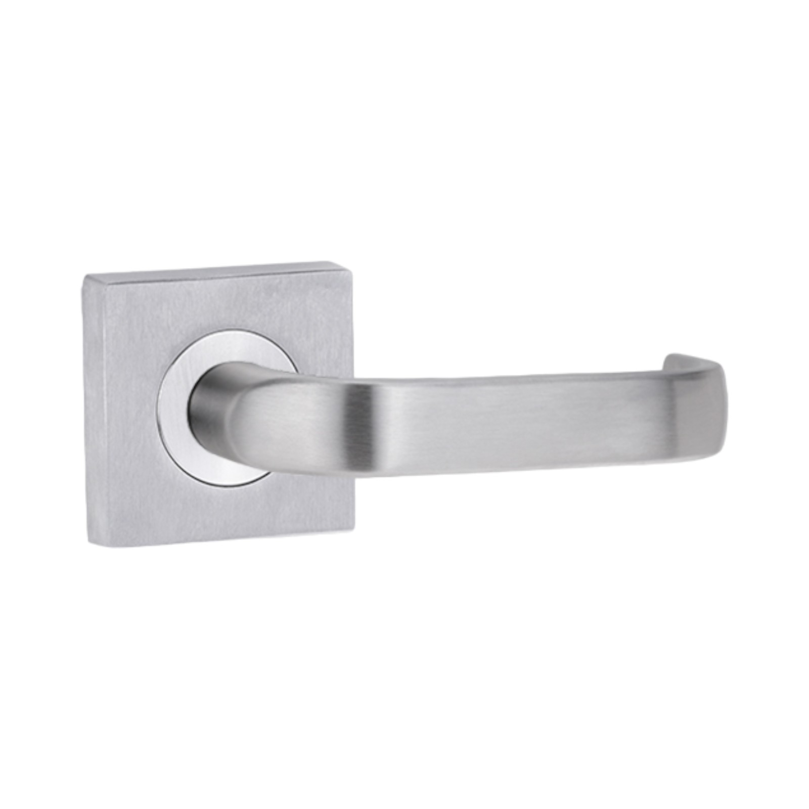 Lockwood 1420 Square Series Brass Door Handles - Ving Lever 74 | LOCKWOOD